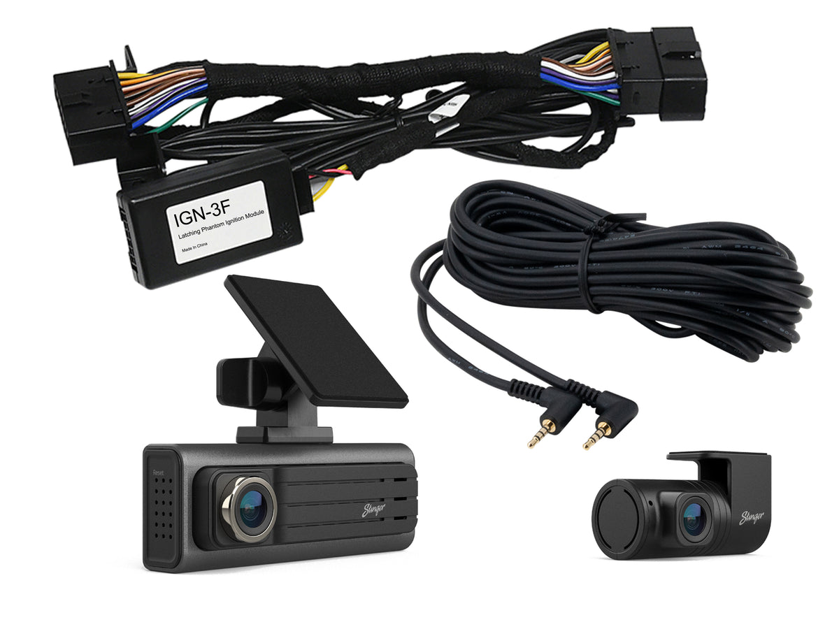 Full HD Front Dash Cam ADAS w/ Full HD Rear Camera – 404 Parts