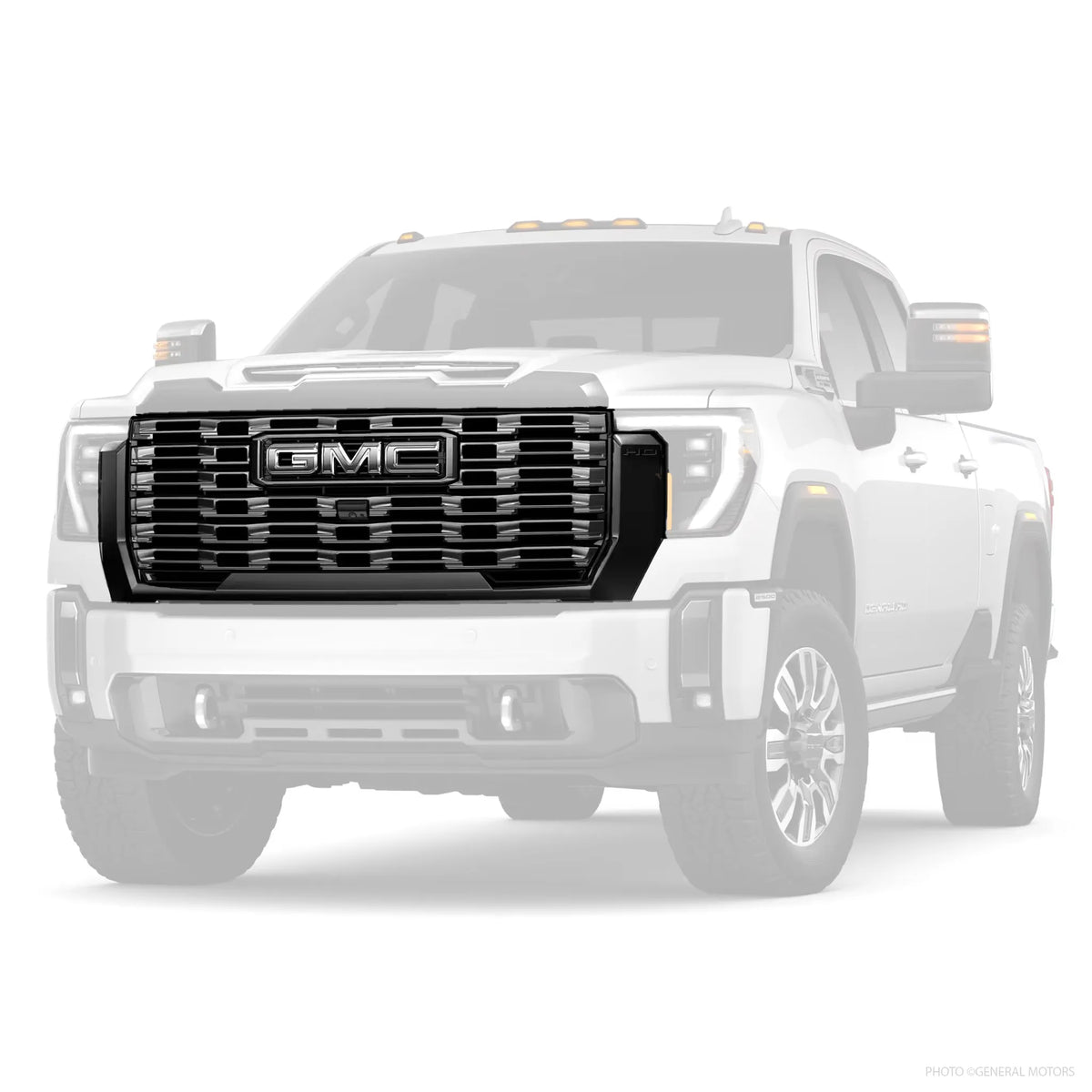 2024 2025 2026 Sierra HD Vader Chrome Grille – Denali Ultimate | Black ...