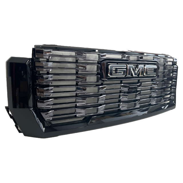 2024 2025 2026 Sierra HD Vader Chrome Grille – Denali Ultimate | Black ...