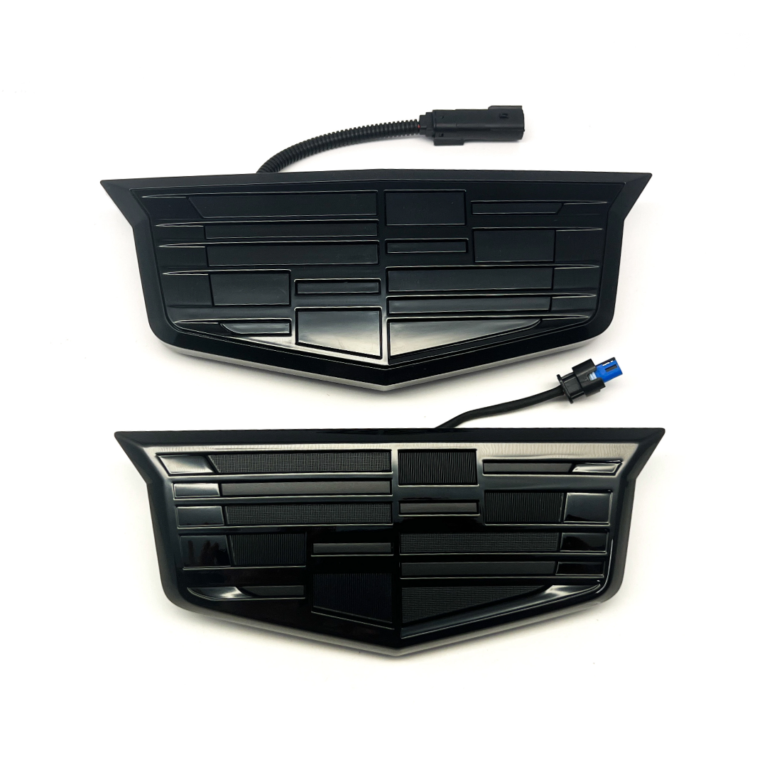 2021–2024 Cadillac Escalade Illuminated Blackout Front Emblem ...